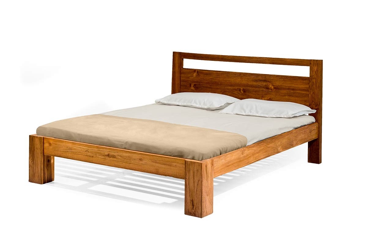 Letto matrimoniale in Teak